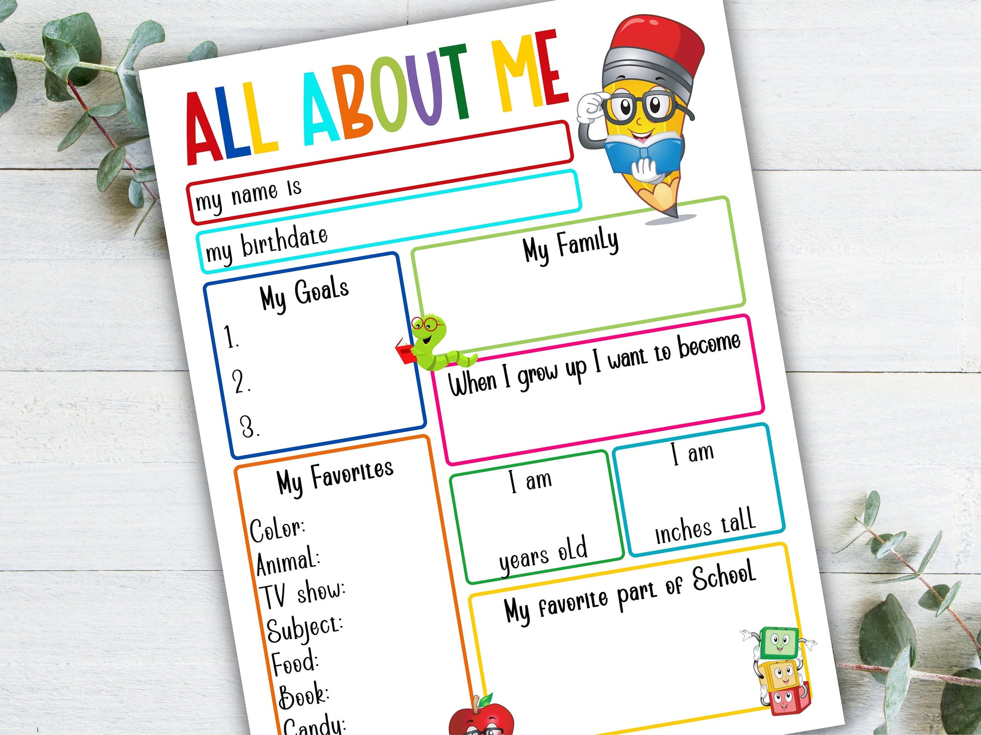 All about me survey, get to know me, student info, kindergarten teacher ...