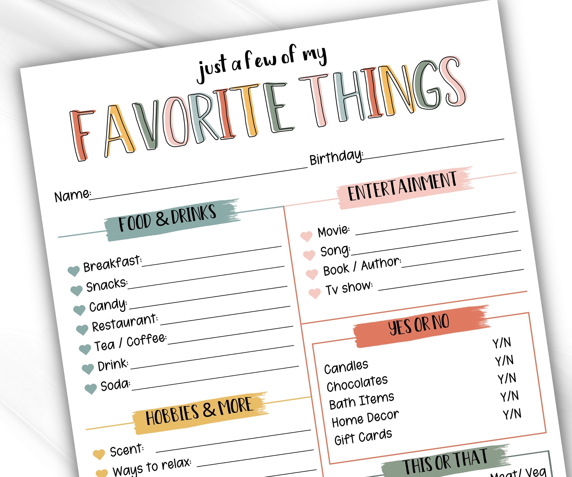 Editable Get To Know My Team Survey, All About Me Questionnaire ...