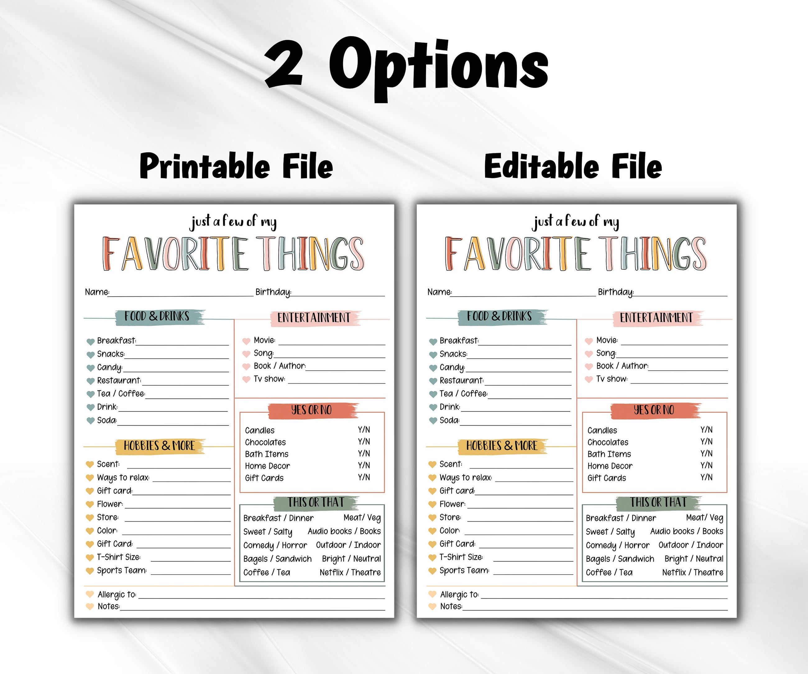 Editable Get To Know My Team Survey, All About Me Questionnaire ...